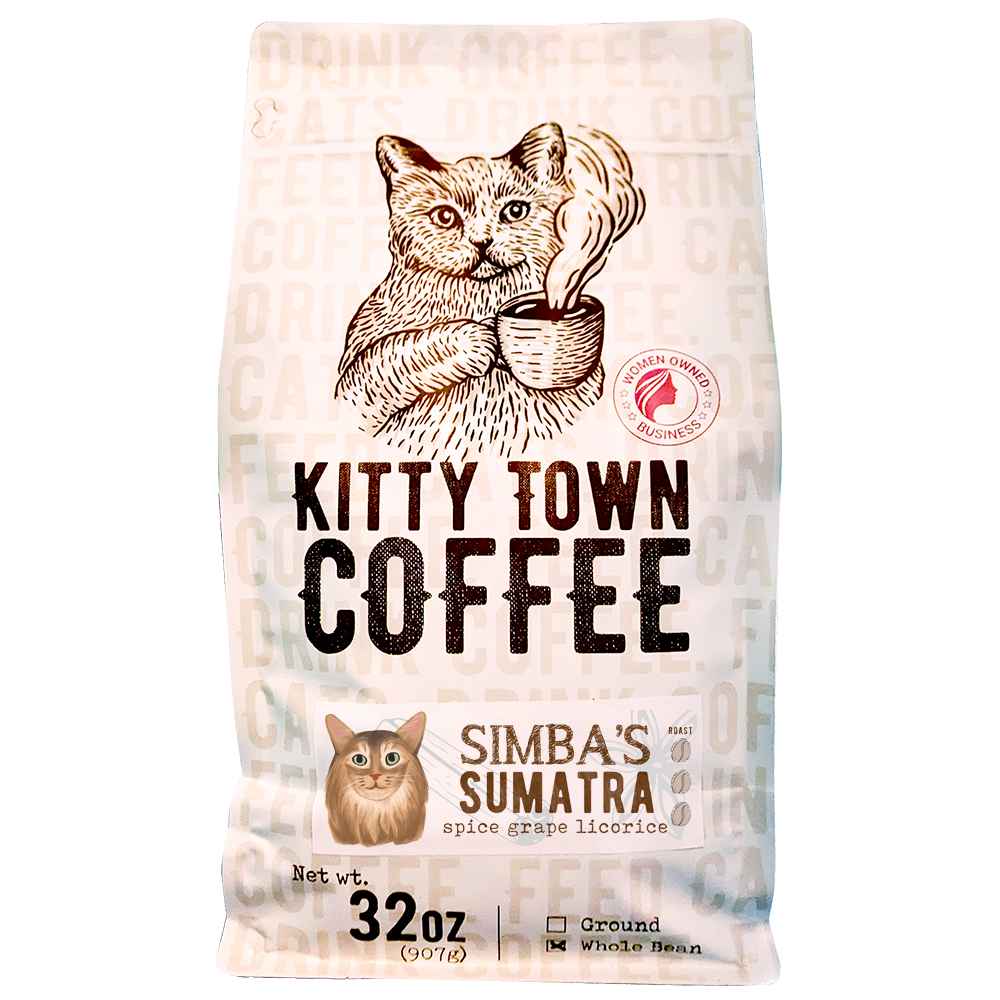 Simba's Sumatra: Dark Roast from Indonesia – Kitty Town Coffee